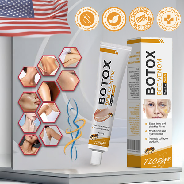 Botox Bee Venom Wrinkle Removal Cream-Last Day Promotion 75% OFF – Joeyderm